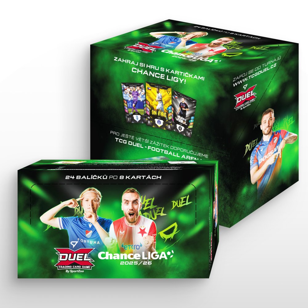 Retail box - futbalové kartičky SportZoo Chance Liga 2025/26 Duel ...