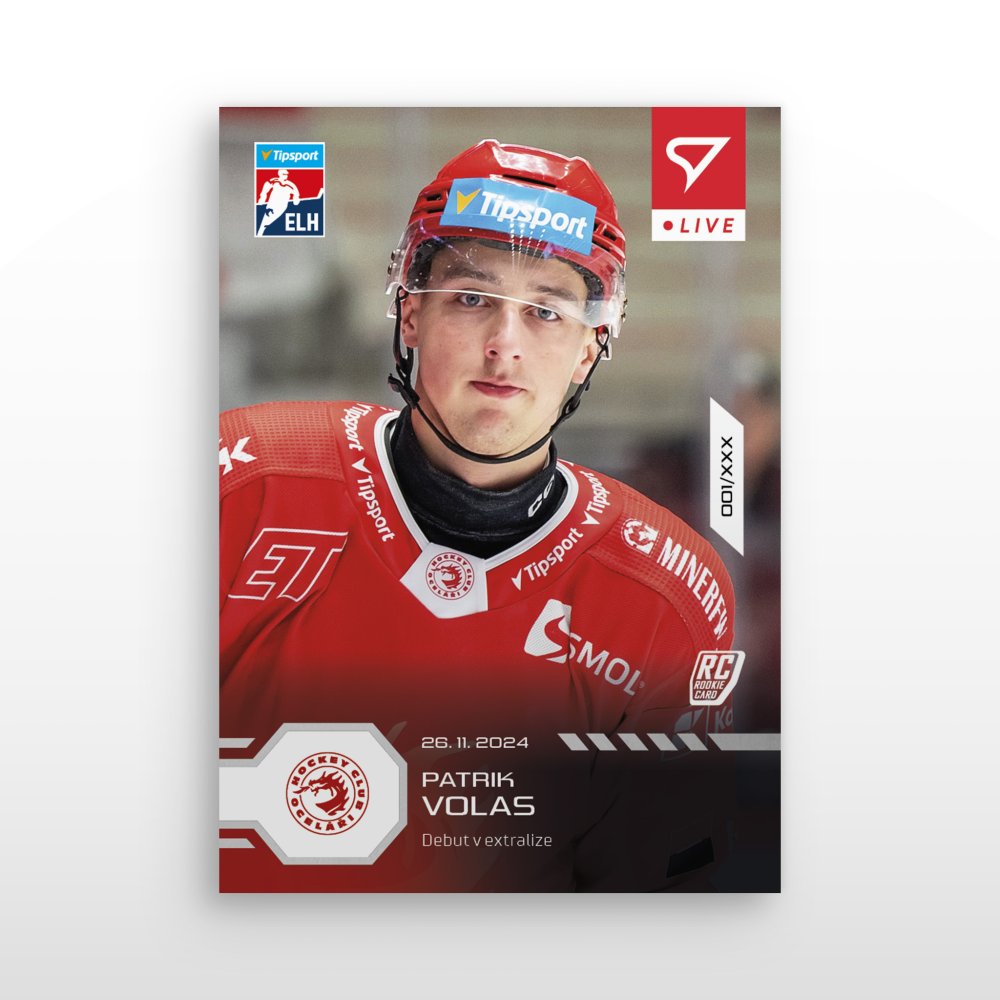 L-53 Patrik Volas TELH 2024/25 LIVE :: SportZoo