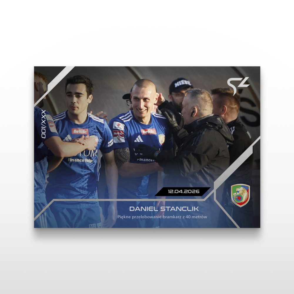 Fotbalová kartička L-42 Daniel Stanclik - SportZoo Betclic 1 Liga 2025/ ...