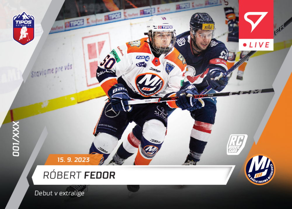 L-02 SADA Róbert Fedor TEL 2023/24 LIVE + HOLDER :: SportZoo