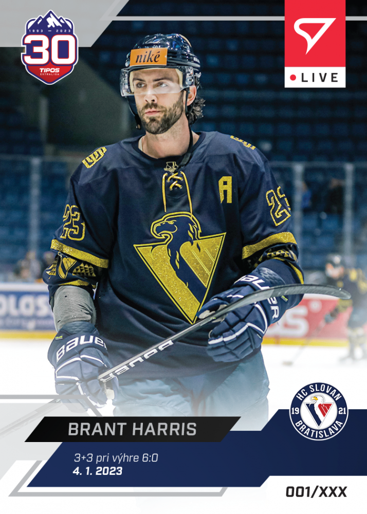 L-049 Brant Harris TEL 2022/23 LIVE :: SportZoo