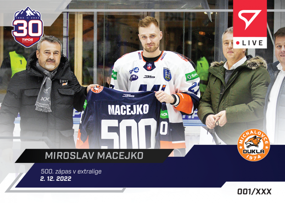 L-039 Miroslav Macejko TEL 2022/23 LIVE :: SportZoo