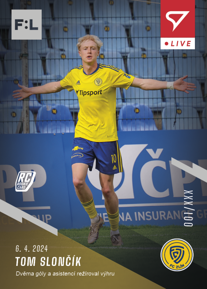 L-35 Tom Slončík FORTUNA:LIGA 2023/24 LIVE :: SportZoo