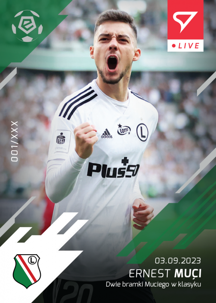 L-08 Ernest Muçi PKO Bank Polski Ekstraklasa 2023/24 LIVE :: SportZoo