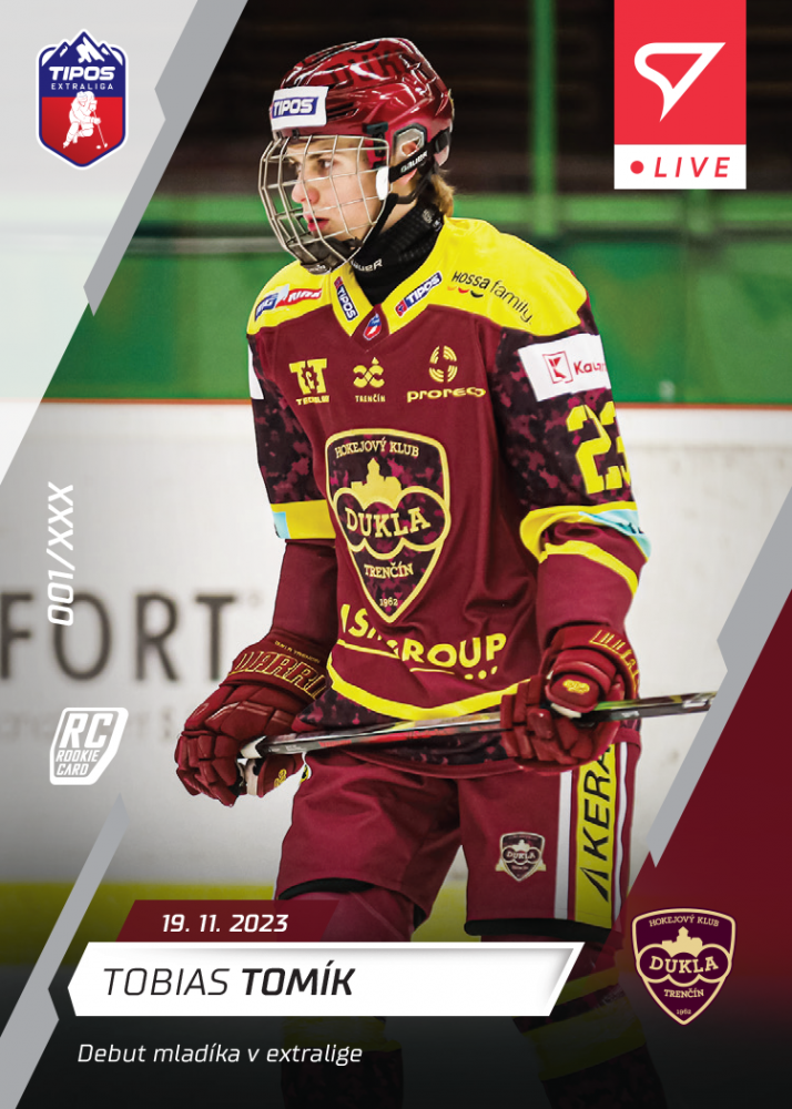 L-13 SADA Tobias Tomík TEL 2023/24 LIVE + HOLDER :: SportZoo