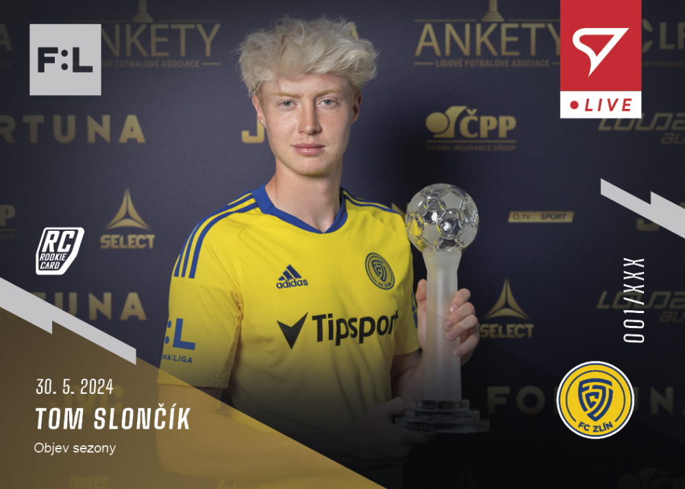 L-51 Tom Slončík FORTUNA:LIGA 2023/24 LIVE :: SportZoo