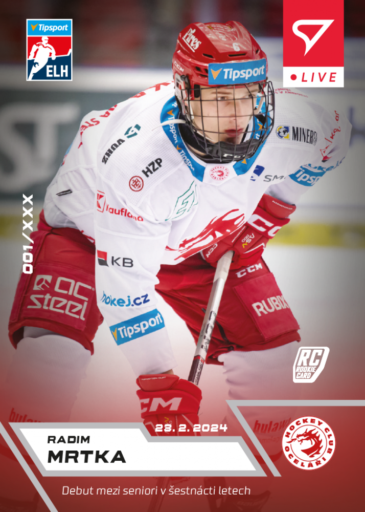 L-55 Radim Mrtka TELH 2023/24 LIVE :: SportZoo