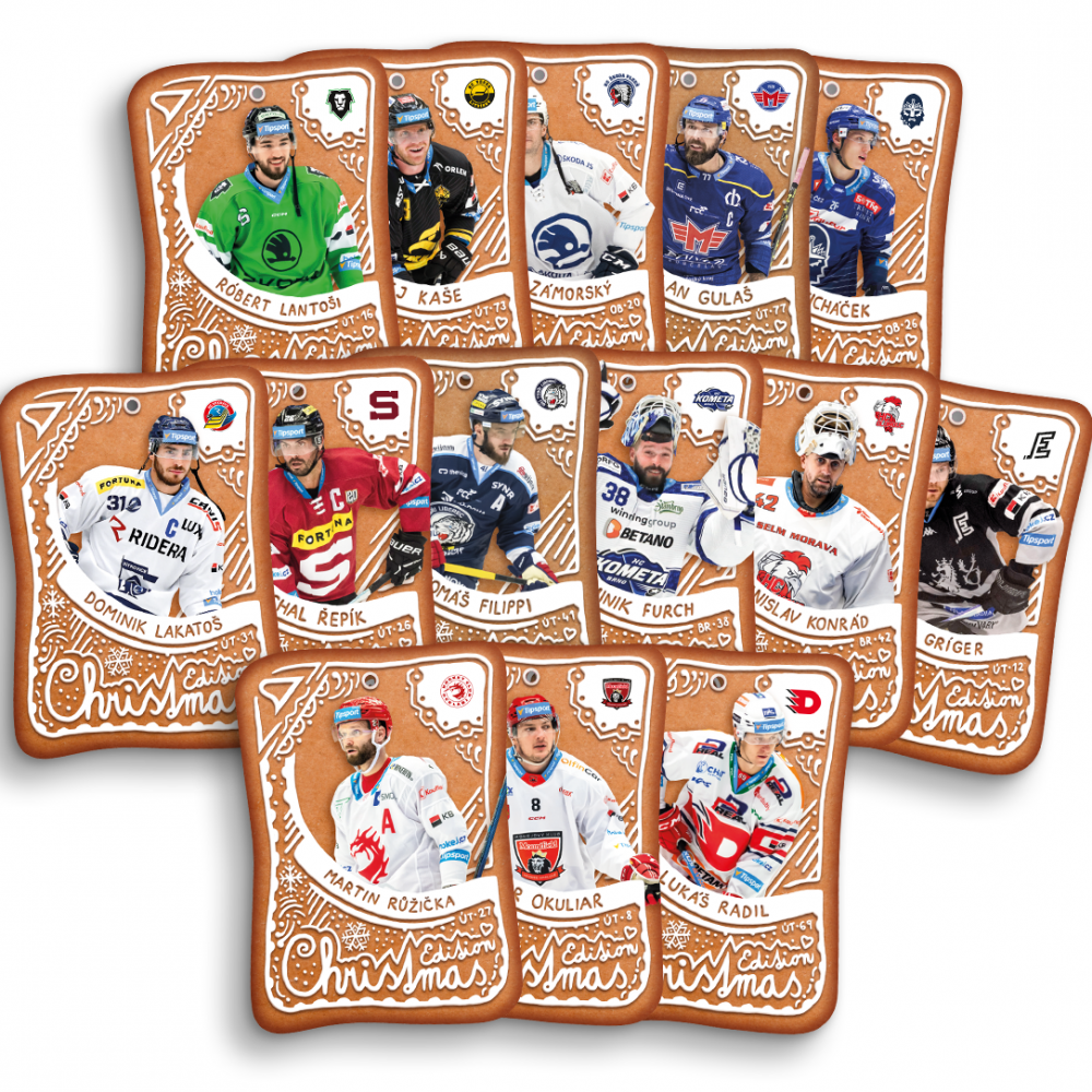 Zestaw 14 kart Tipsport ELH Christmas Edition 2023 :: SportZoo