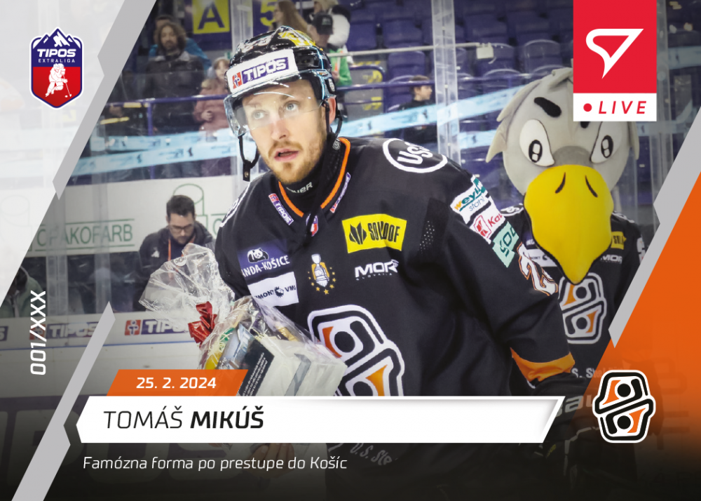 L-27 Tomáš Mikúš TEL 2023/24 LIVE :: SportZoo