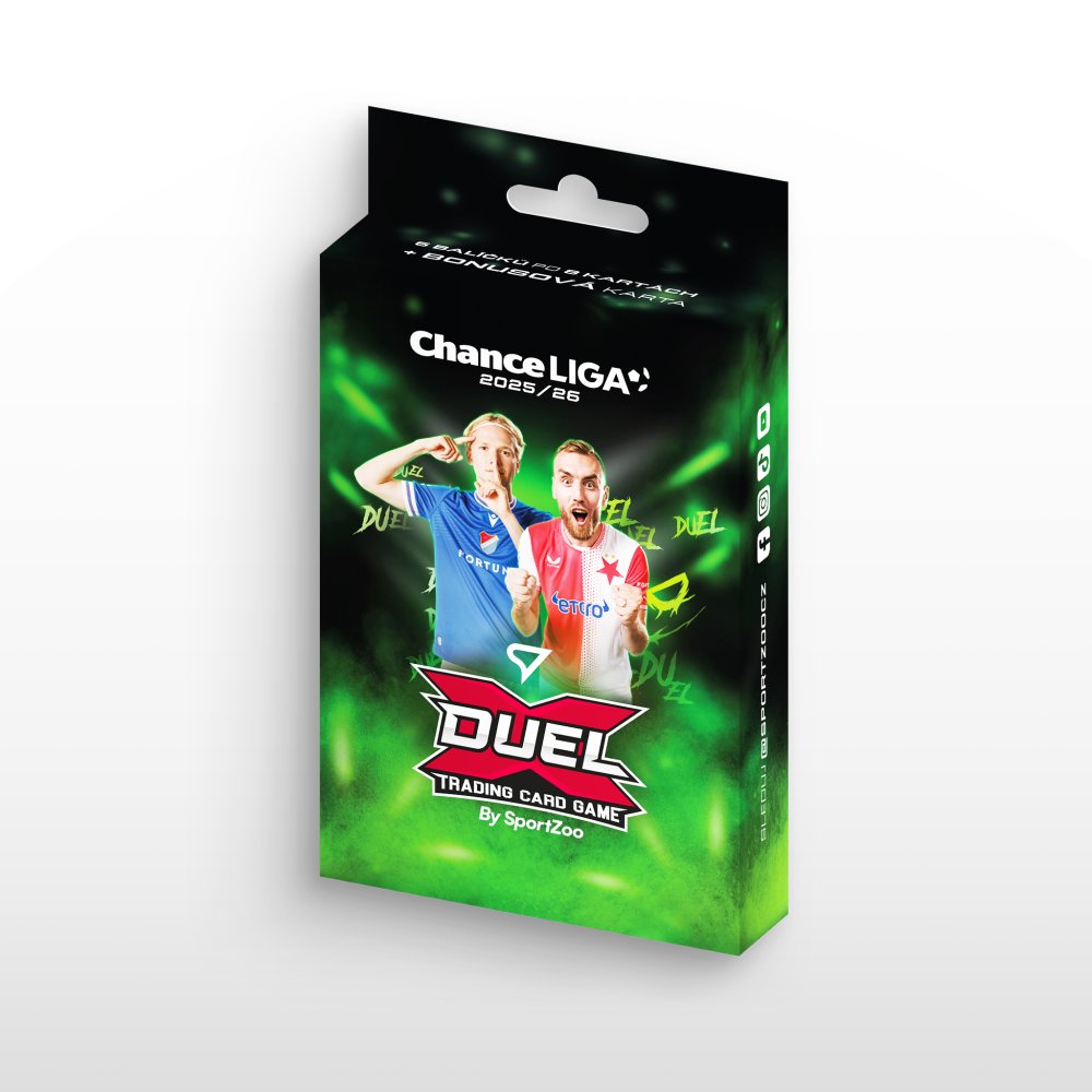 Booster box - fotbalové kartičky SportZoo Chance Liga 2025/26 Duel ...