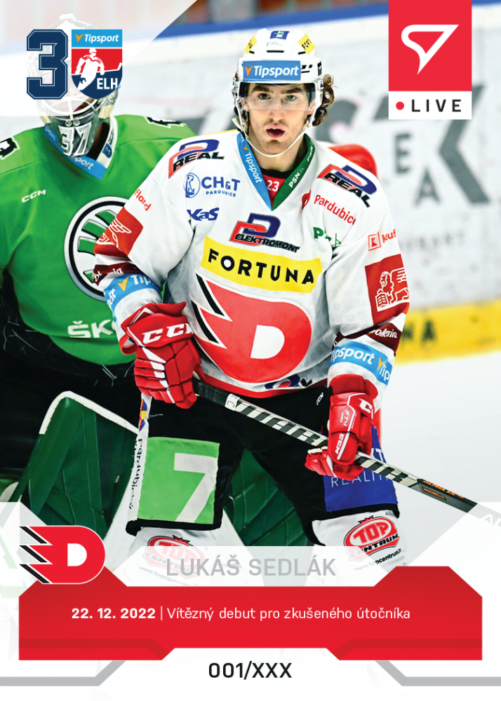 L-055 Lukáš Sedlák TELH 2022/23 LIVE :: SportZoo