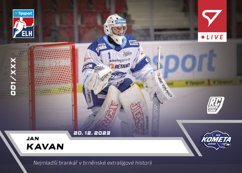 L-33 SADA Jan Kavan TELH 2023/24 LIVE + HOLDER :: SportZoo