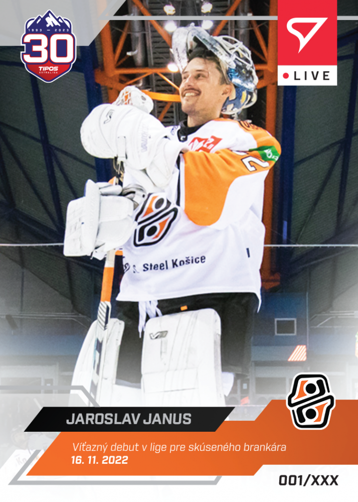 L-033 Jaroslav Janus TEL 2022/23 LIVE :: SportZoo